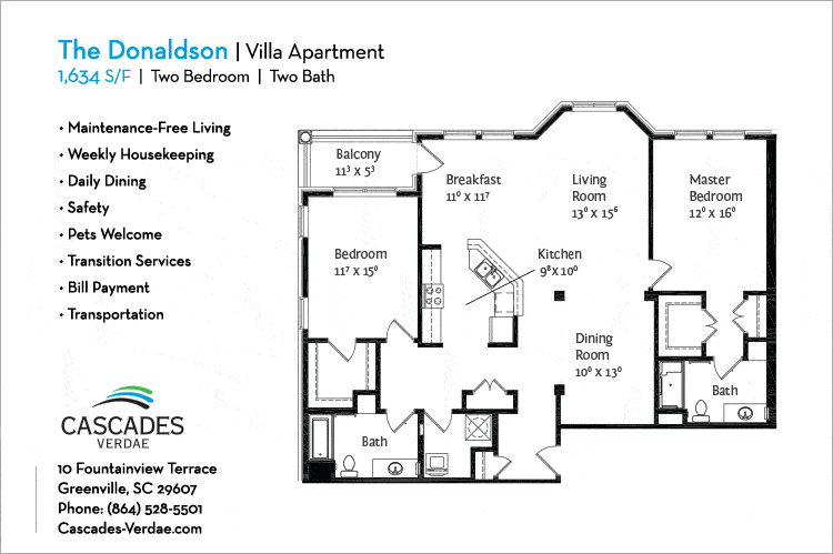 Independent Living | Greenville, SC | Cascades Verdae