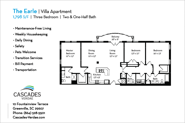 Independent Living | Greenville, SC | Cascades Verdae