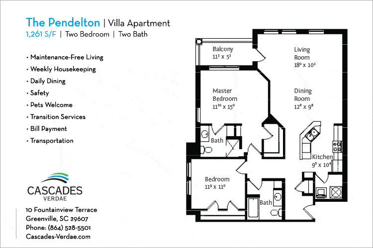Independent Living | Greenville, SC | Cascades Verdae