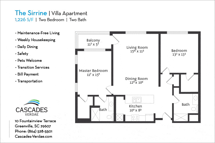 Independent Living | Greenville, SC | Cascades Verdae